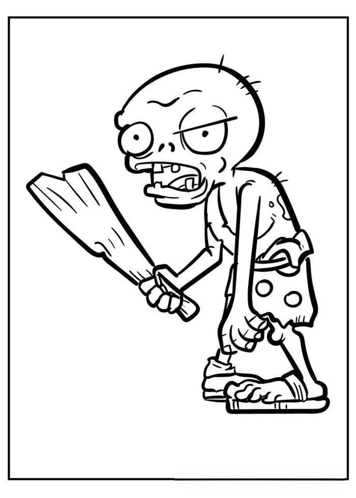 Tranh Tô Màu Zombie: Bộ Sưu Tập Hơn 200 Mẫu Cho Bé Yêu