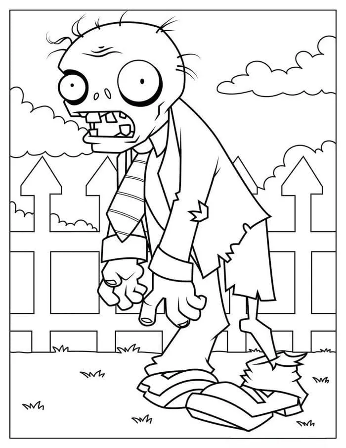 Tranh Tô Màu Zombie: Bộ Sưu Tập Hơn 200 Mẫu Cho Bé Yêu